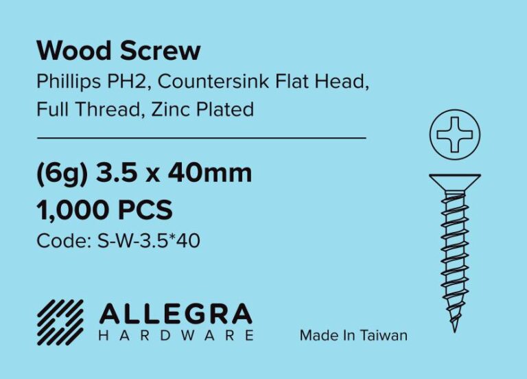 Wood (Particle Board) Screws - Allegra